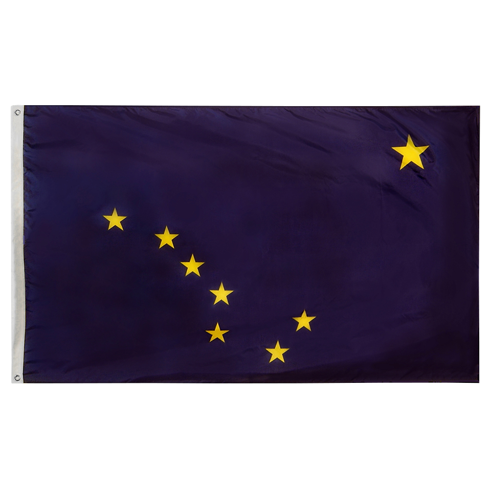 Alaska State Flag Nylon – Collins Flags