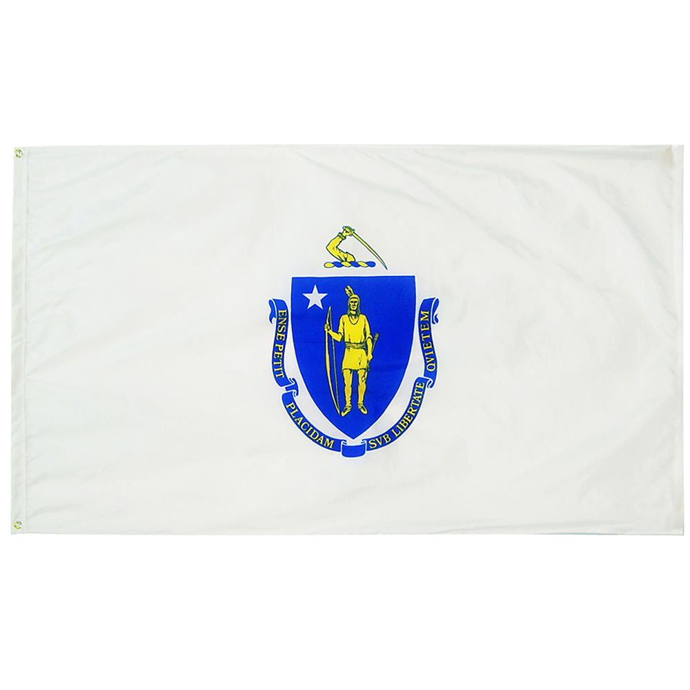 Massachusetts State Flag Poly – Collins Flags