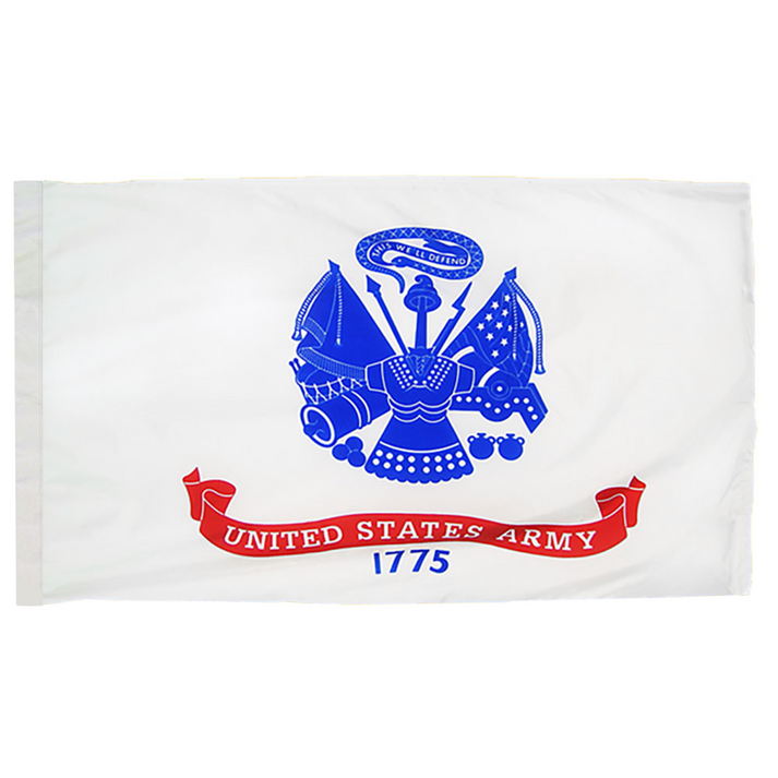 4' X 6' Nylon Army Flag with Pole Hem | Collins Flags