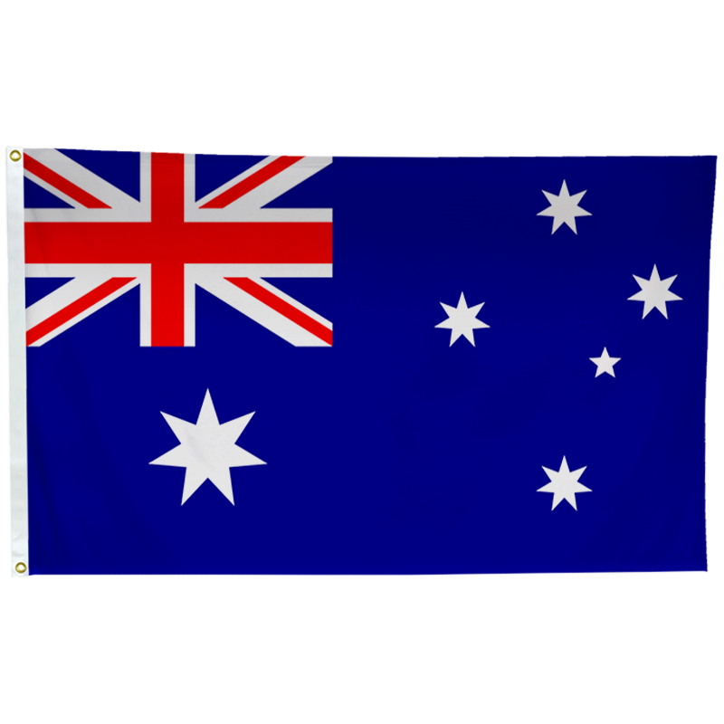 Australia Nylon with Header and Grommet – Collins Flags