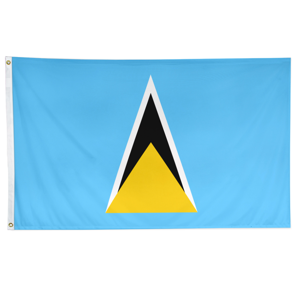 St Lucia Nylon with Header and Grommet – Collins Flags