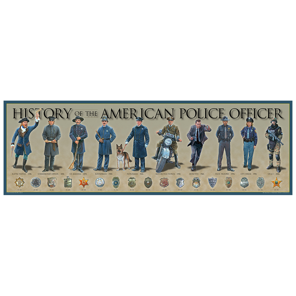 Prints, Police Officer, Rolled – Collins Flags